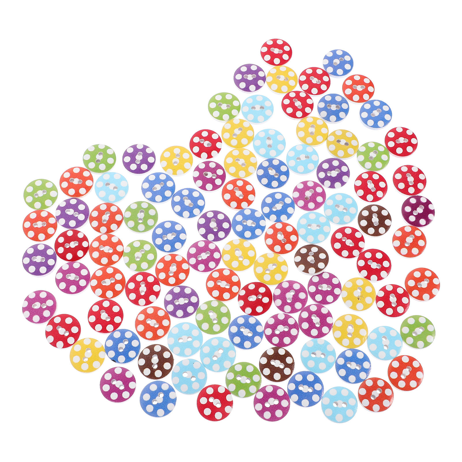 WRISTBIQUE 100Pcs Sewing Buttons for Clothes and Art Projects Assorted ...