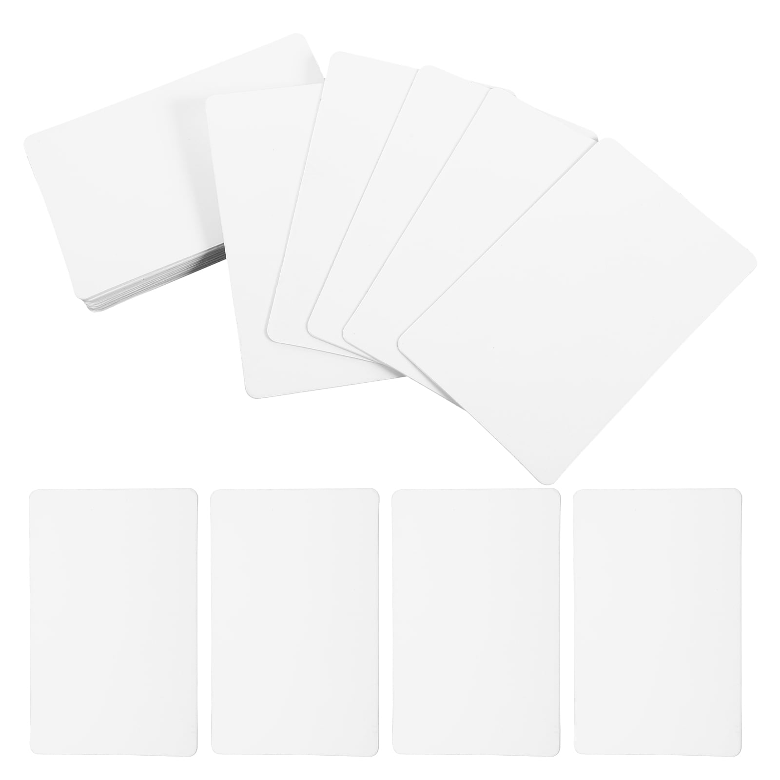 WRISTBIQUE 100pcs Blank Name Tags Diy Printable Label Cards For Events ...