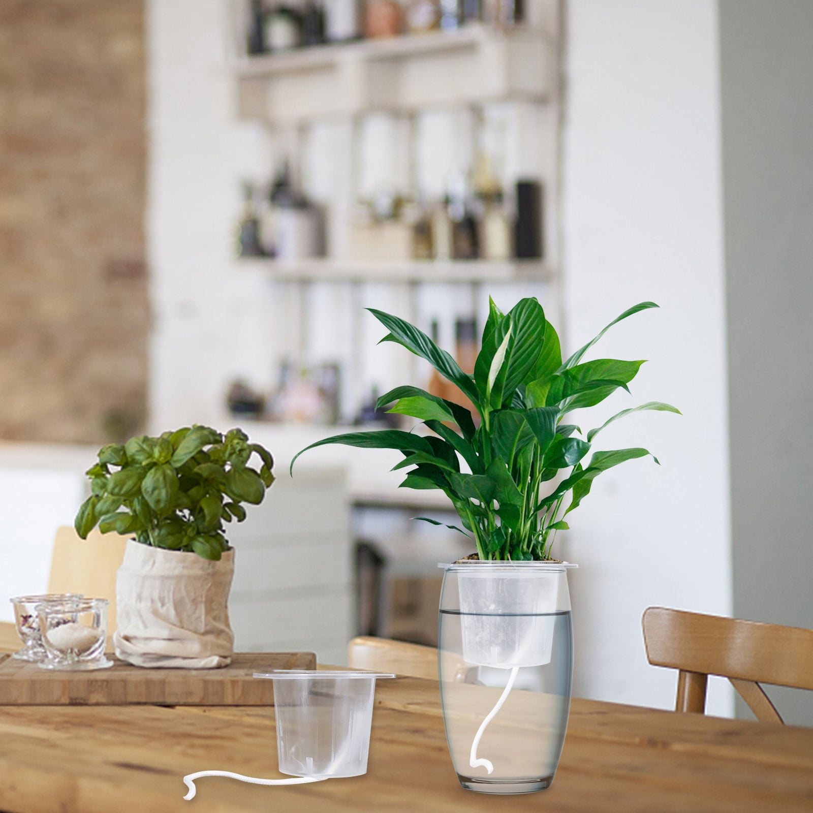 WRISTBIQUE 10Pack Hydroponic Cotton Rope Planting Basket Soilless ...