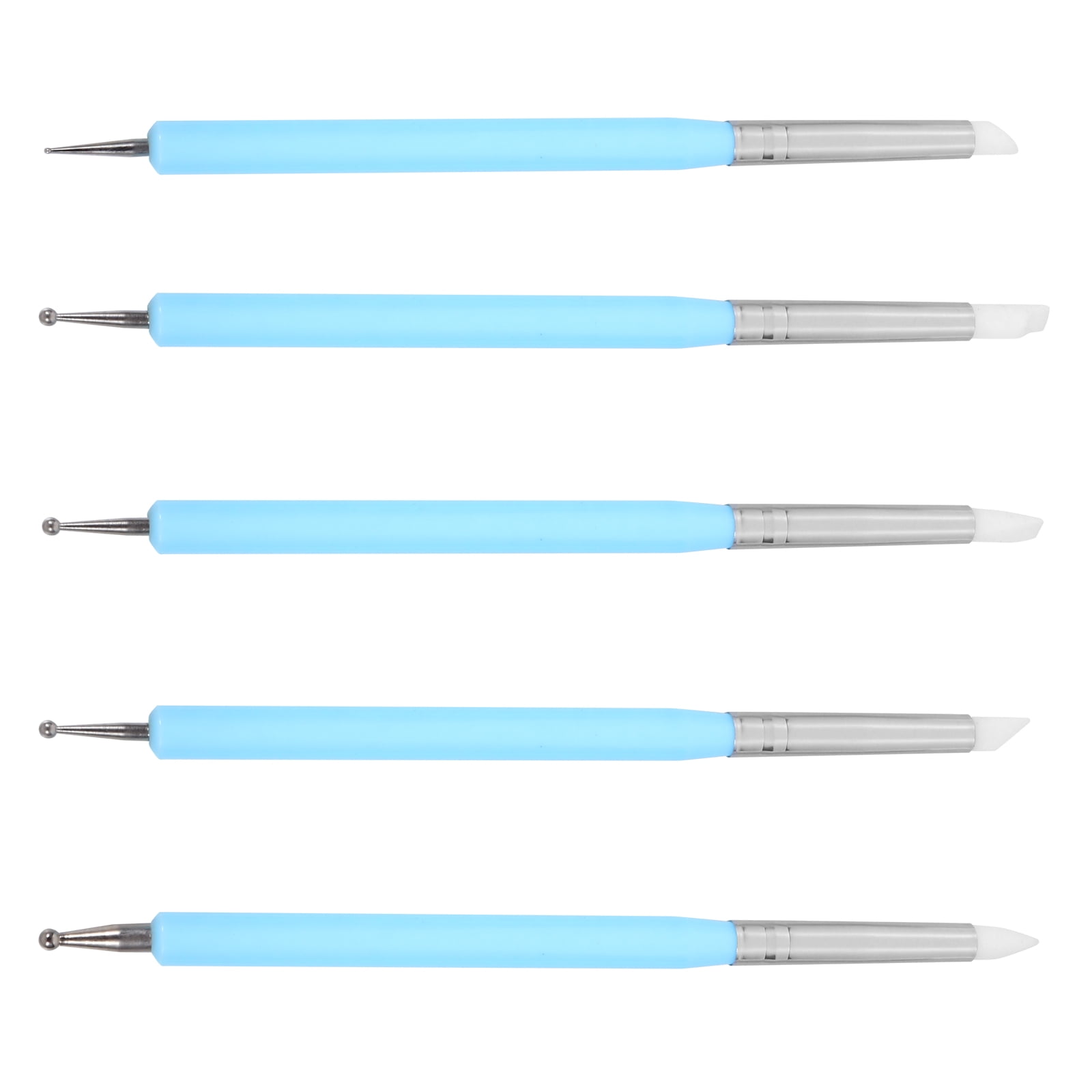 WRISTBIQUE 10Pack Nail Art Pens Double-Ended Blue Acrylic for Diy ...