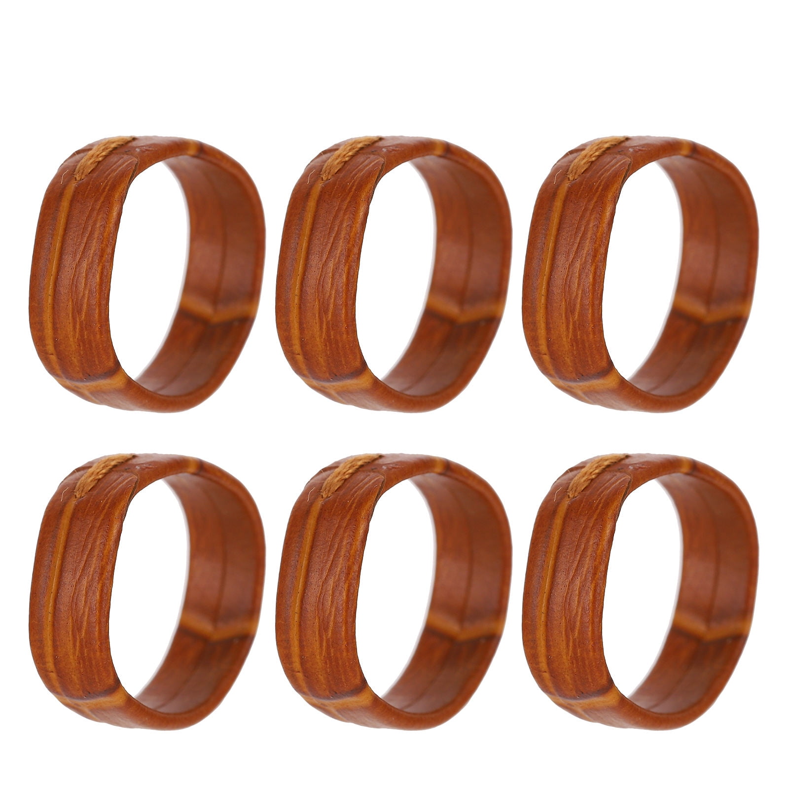 WRISTBIQUE 10Pcs Brown Genuine Leather Watch Band Loops for Men and ...