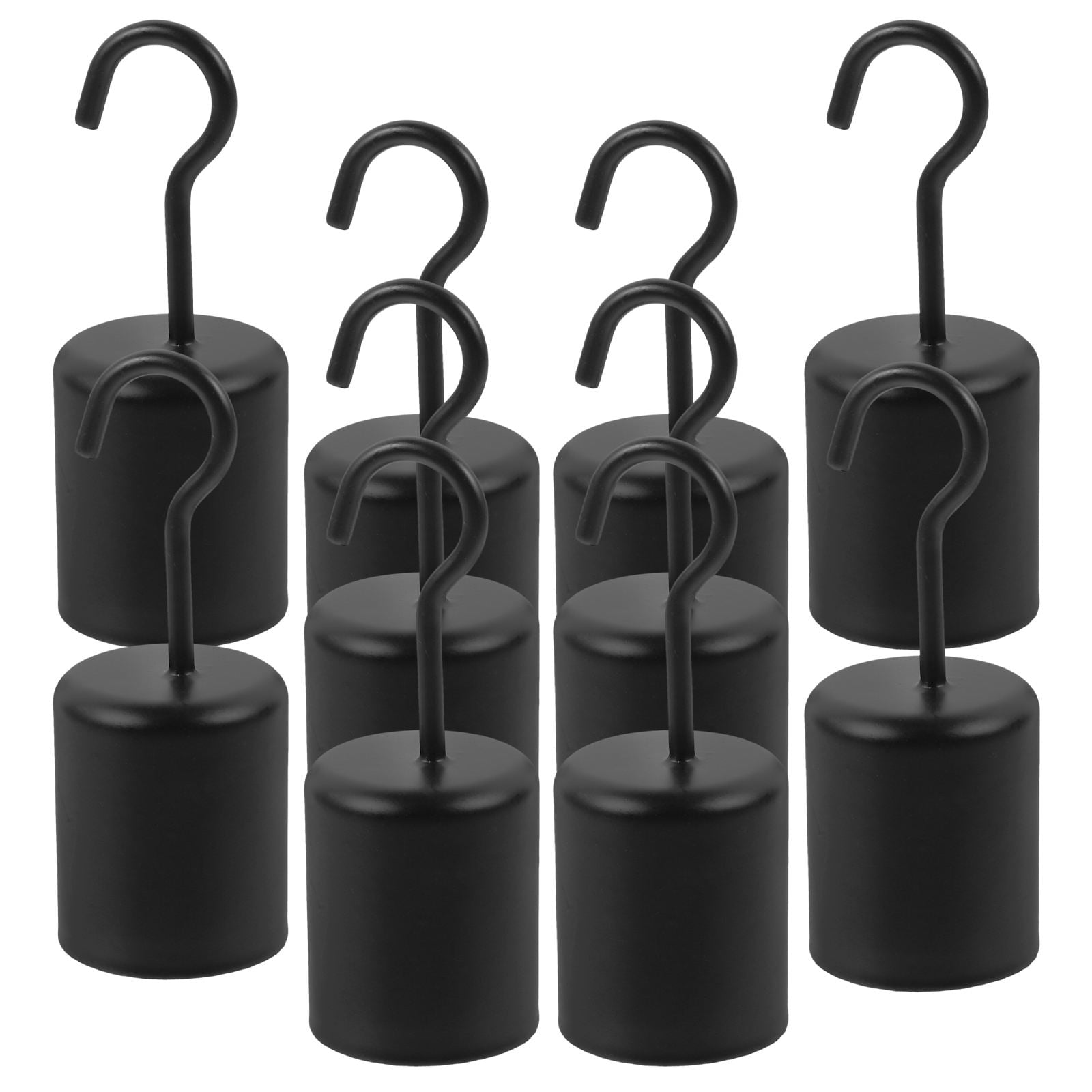 WRISTBIQUE 10Pcs Screw-In Ceiling Hooks Metal Rope Hook for Lamp ...