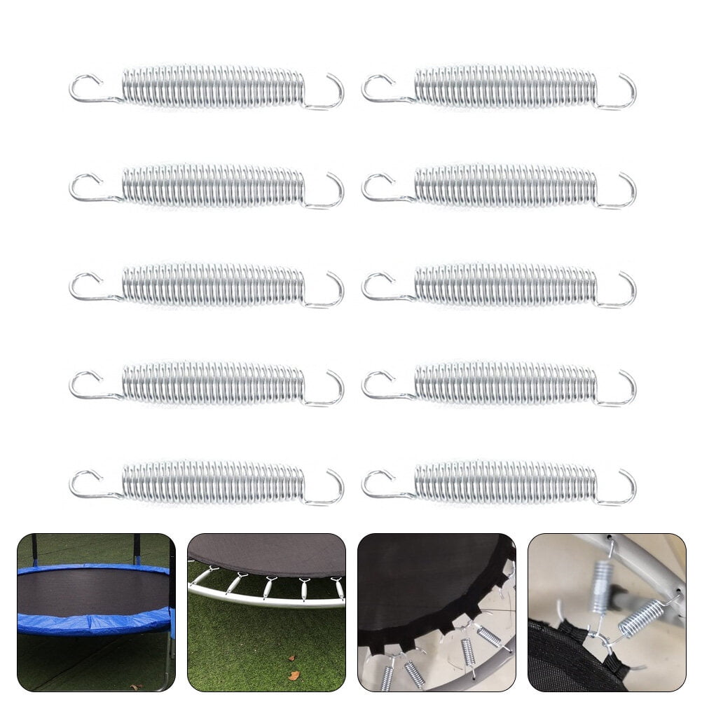 WRISTBIQUE 10Pcs Sturdy Spring for Trampoline Galvanized Steel Wire ...