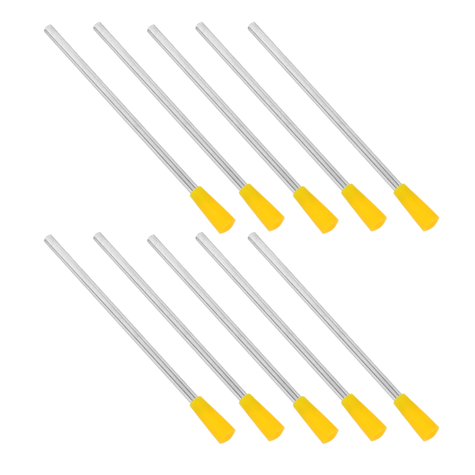WRISTBIQUE 10Pcs Triangle Bell Mallet Metallic Finish For Signaling ...