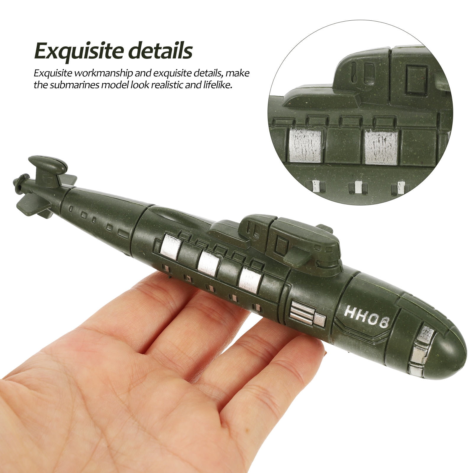 WRISTBIQUE 10pcs Submarines Figurines Simulation Models For Play And ...