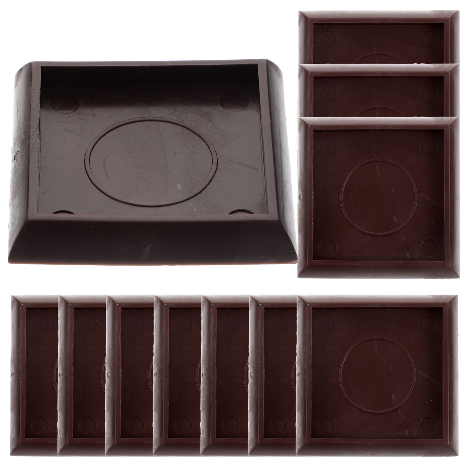 WRISTBIQUE 12Pcs Extend Furniture Lifespan Chair Leg Pads in Light ...