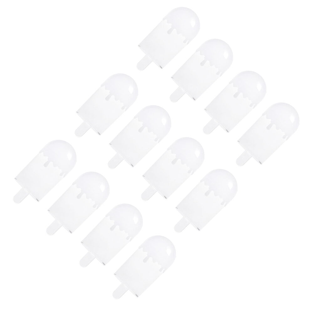 WRISTBIQUE 12pcs Plastic Candy Boxes Ice Cream Shape Containers Wedding ...