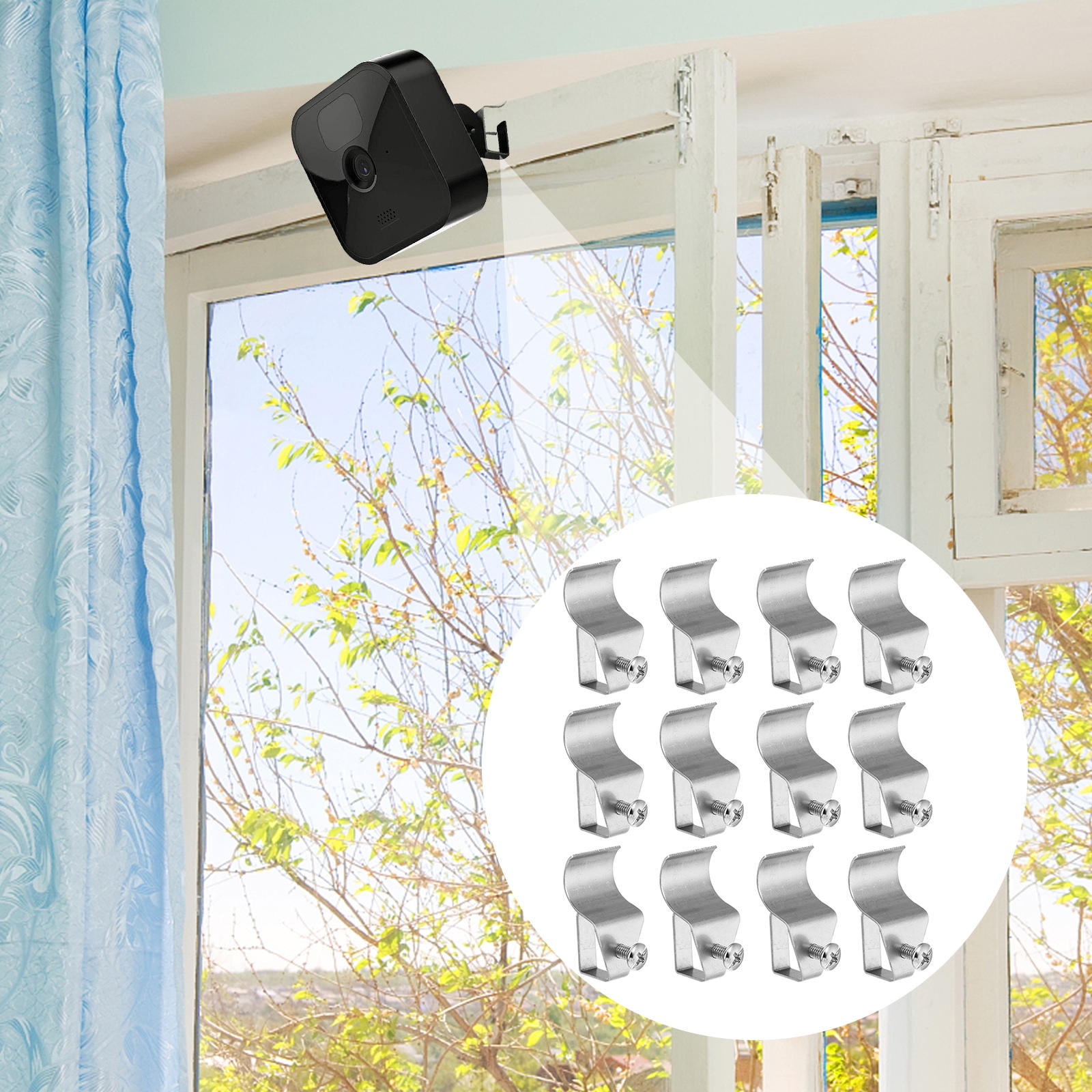 WRISTBIQUE 12pcs Stainless Steel Siding Hooks Low Profile Slight Bend ...