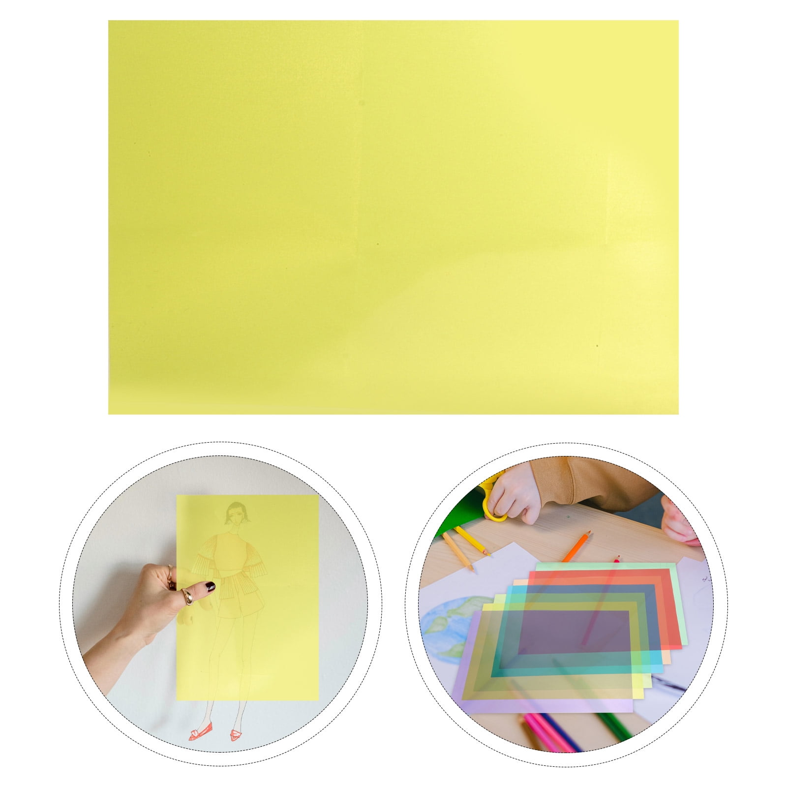 WRISTBIQUE 14 Sheets Clear Cellophane Sheet PVC Hard Rectangle for DIY ...