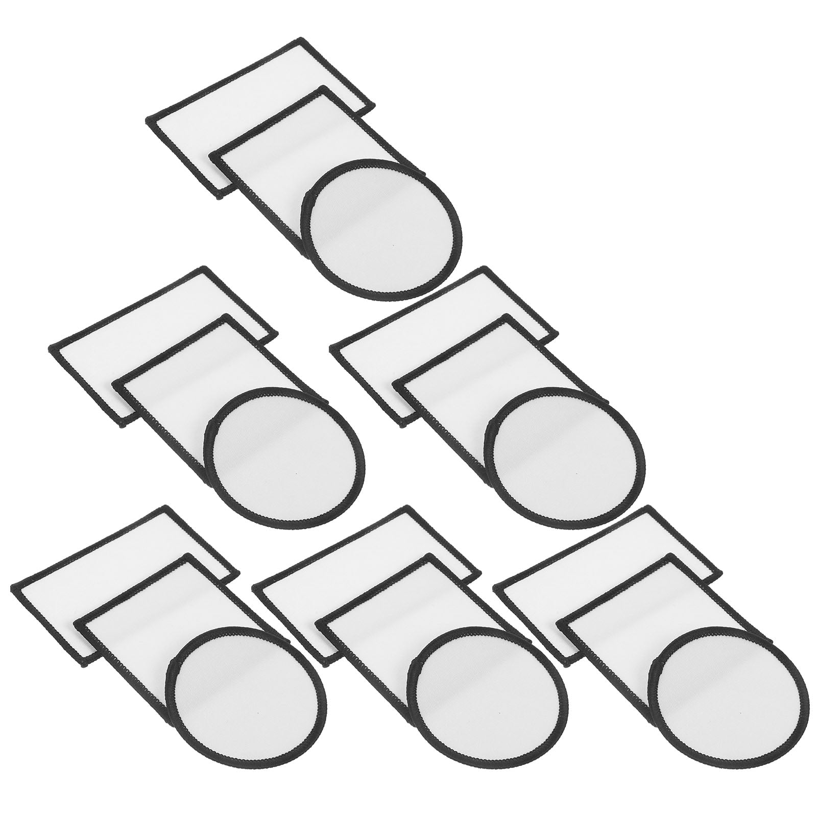 WRISTBIQUE 18Pcs Diy Clothes Patches In Rectangular And Square Shapes ...