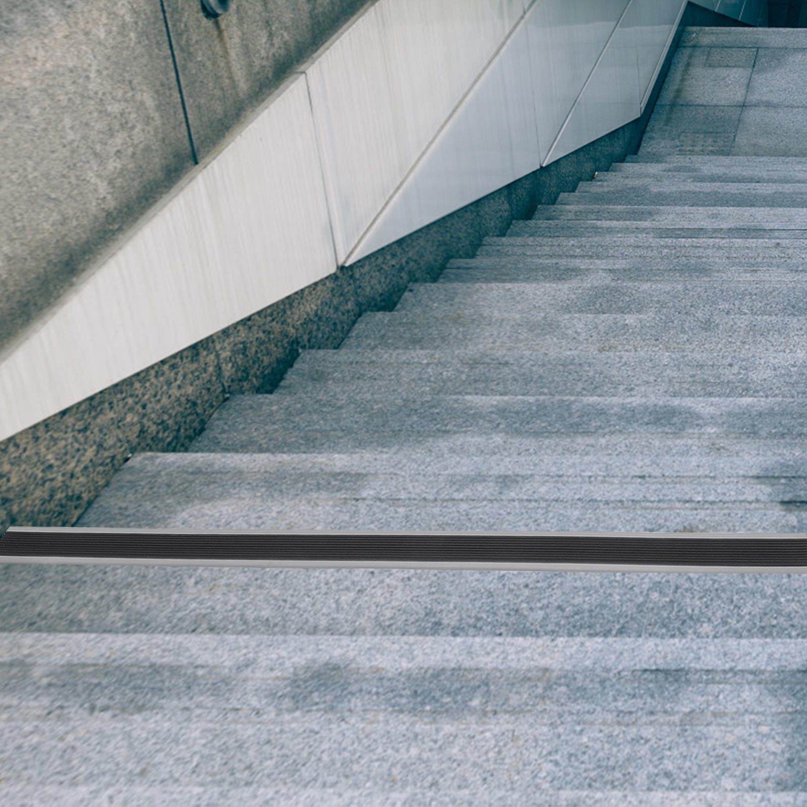 WRISTBIQUE 1Pack Anti Slip Stair Strips Indoor Use PVC 40.2x2.8x0.9in ...