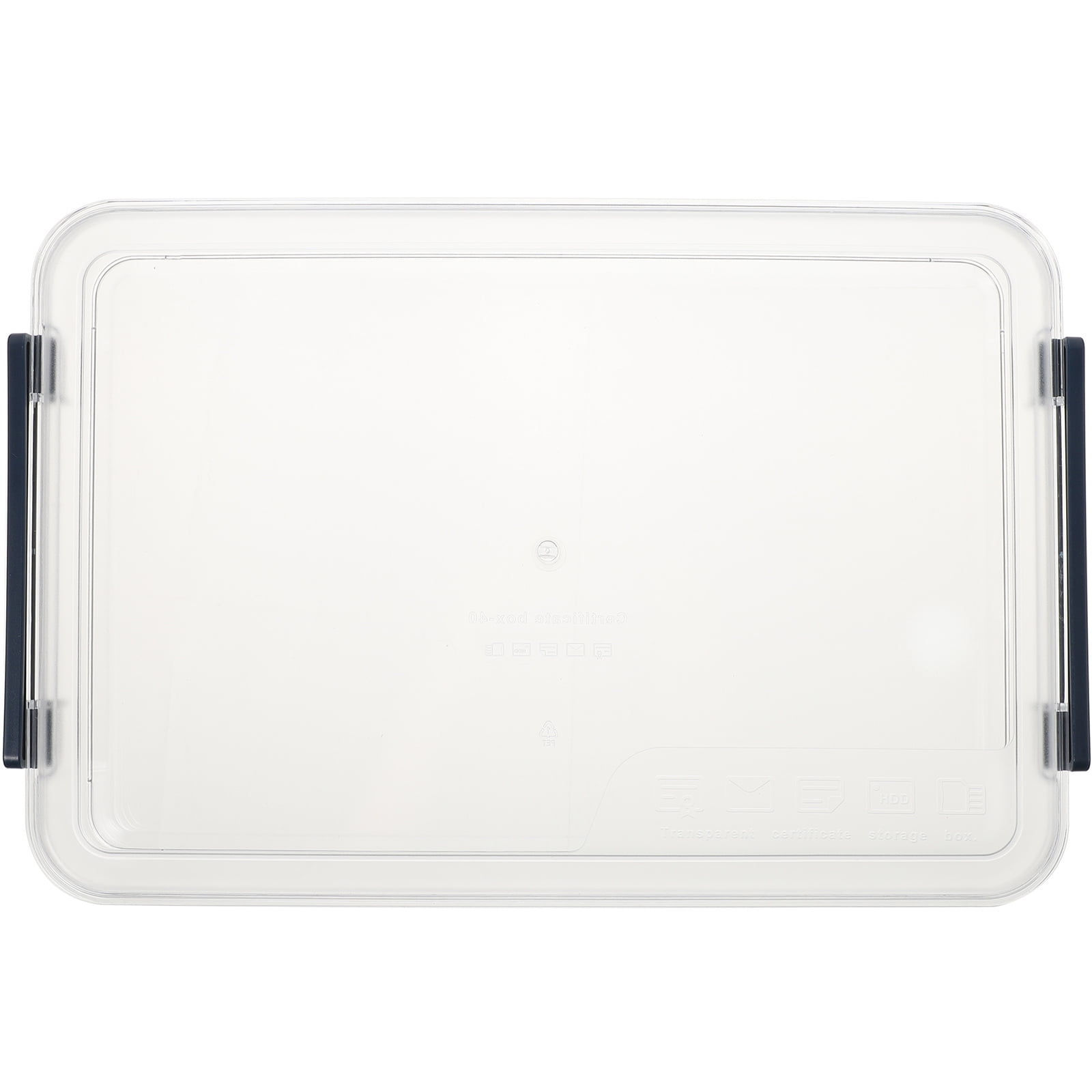 WRISTBIQUE 1Pack Blue Rectangular Desk Organizer Convenient Paper ...