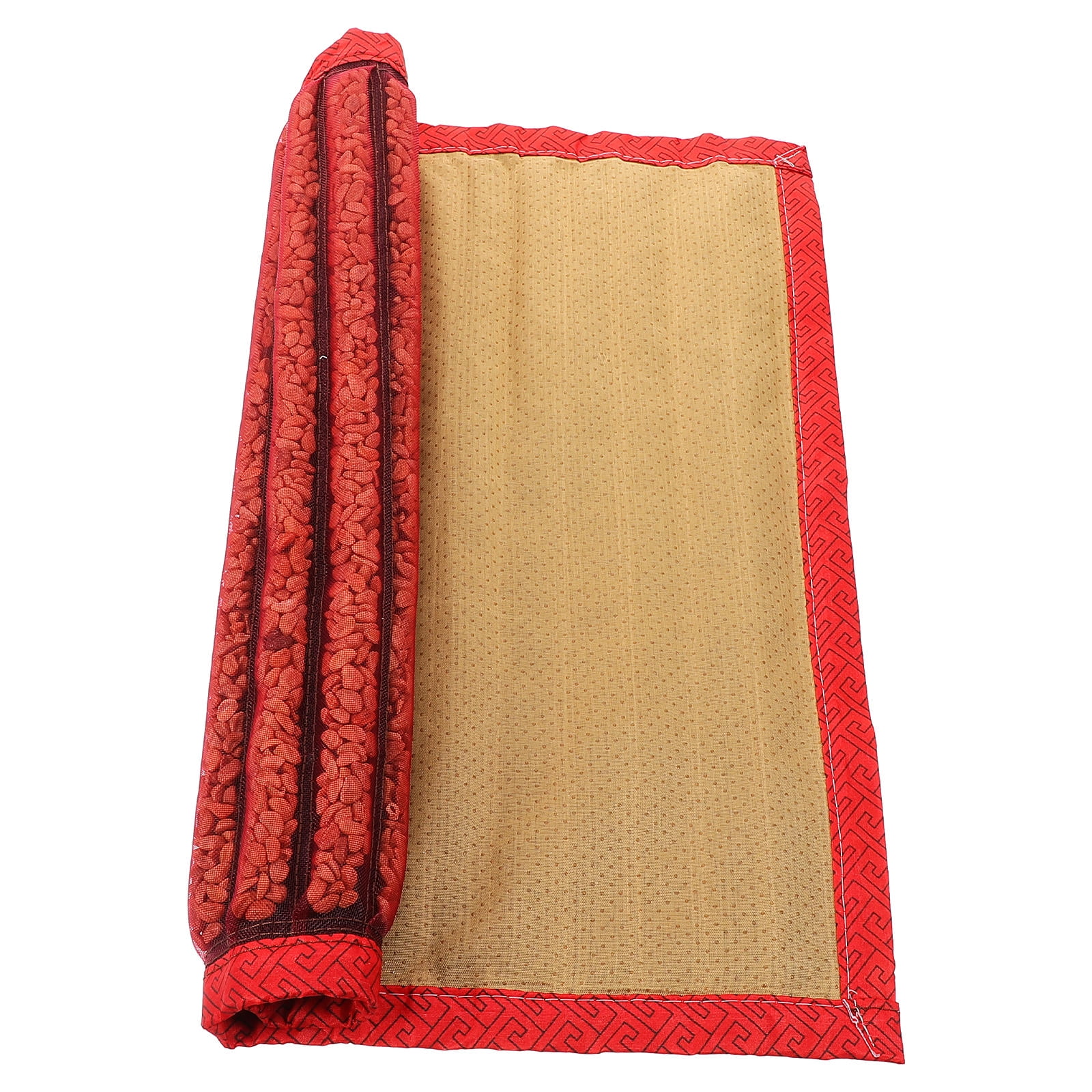 WRISTBIQUE 1Pack Car Seat Cushion Red Mesh Square Elegant Visual Appeal ...