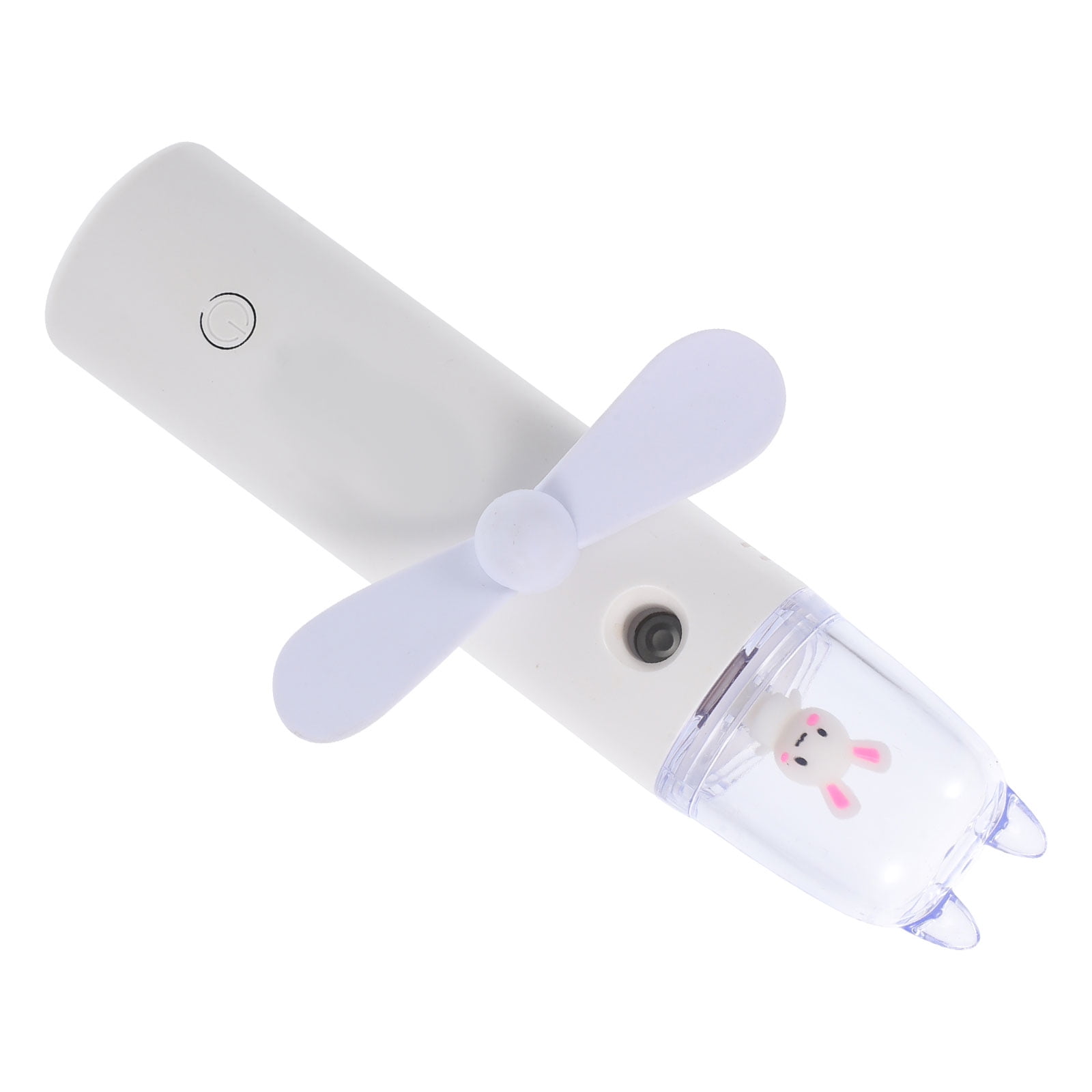 WRISTBIQUE 1Pack Mini Fan Handheld Water Misting Fan Rechargeable White ...