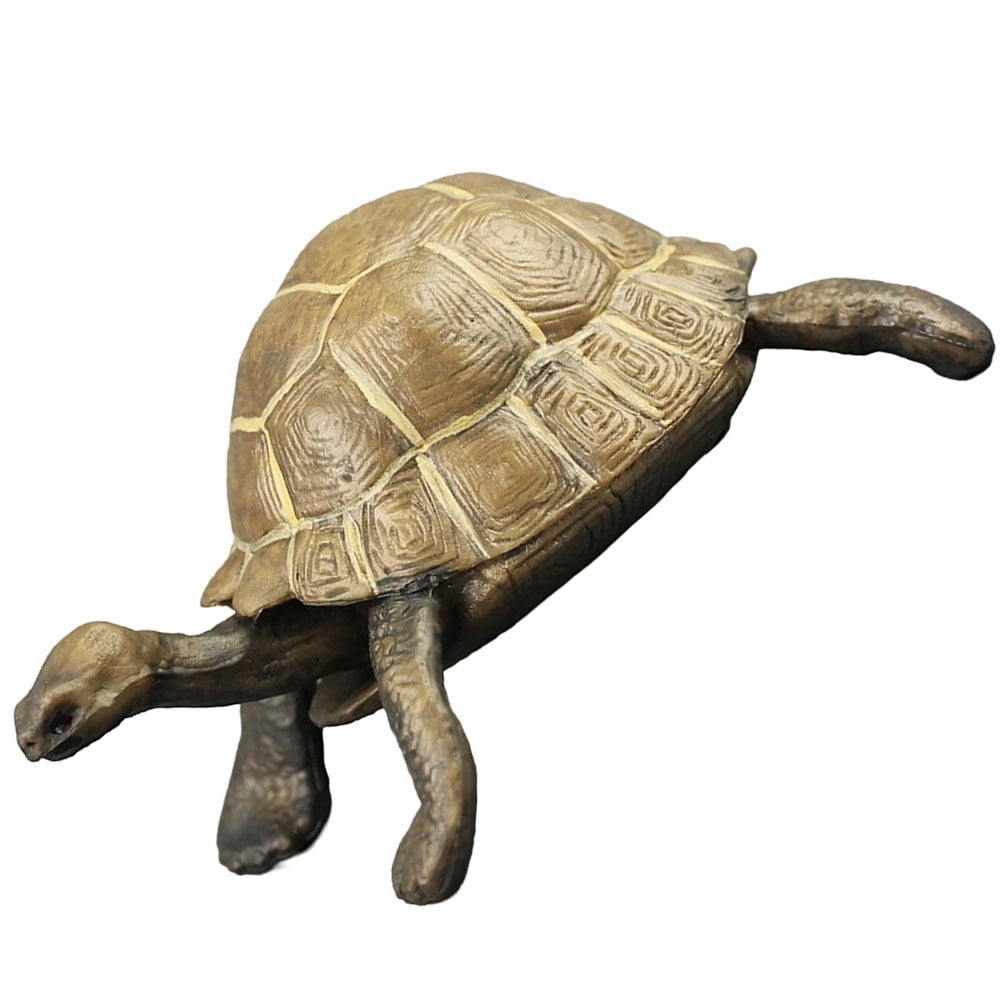 WRISTBIQUE 1Pack Fake Turtle Decor PVC Tortoise Model for Garden ...