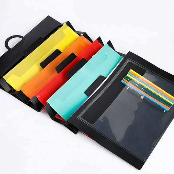 WRISTBIQUE Wall-Hanging File Organizer File Folder Multi PP 1Pack 35 ...