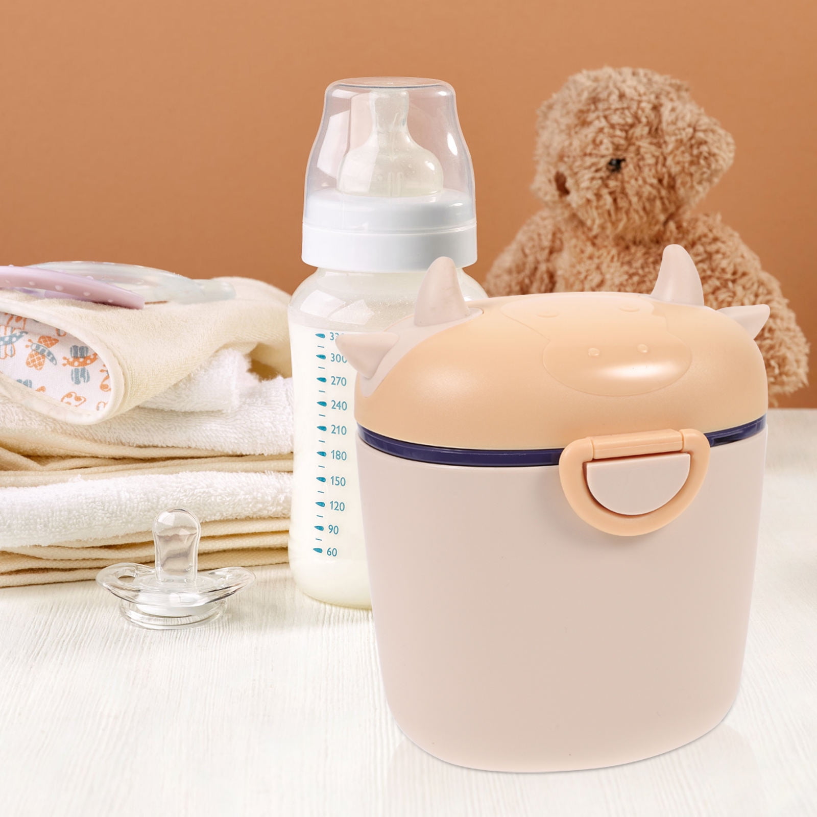 WRISTBIQUE 1Pack Milk Powder Container for Baby Safe Silicone Powder ...