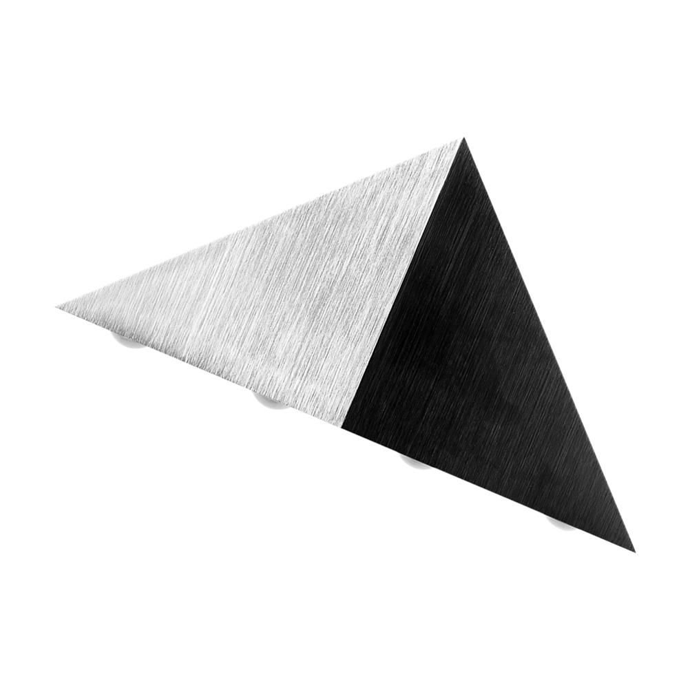 WRISTBIQUE 1Pack Modern Stainless Steel Triangle Led Wall Light For ...