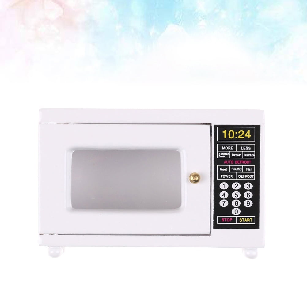 WRISTBIQUE 1Pack Toddler Kitchen Set Plastic Wood Microwave Oven Model ...