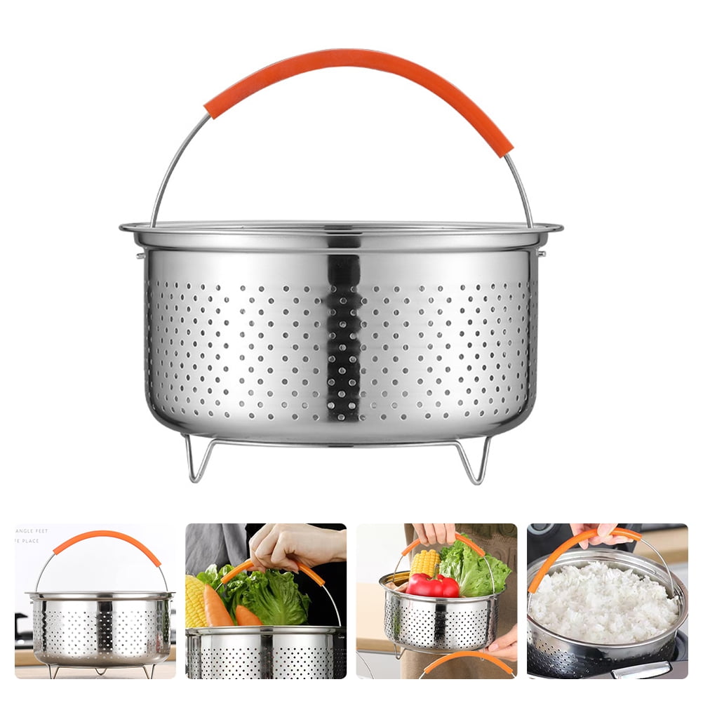 WRISTBIQUE 1Pack Vegetable Food Steamer Basket Insert Silicone Non ...