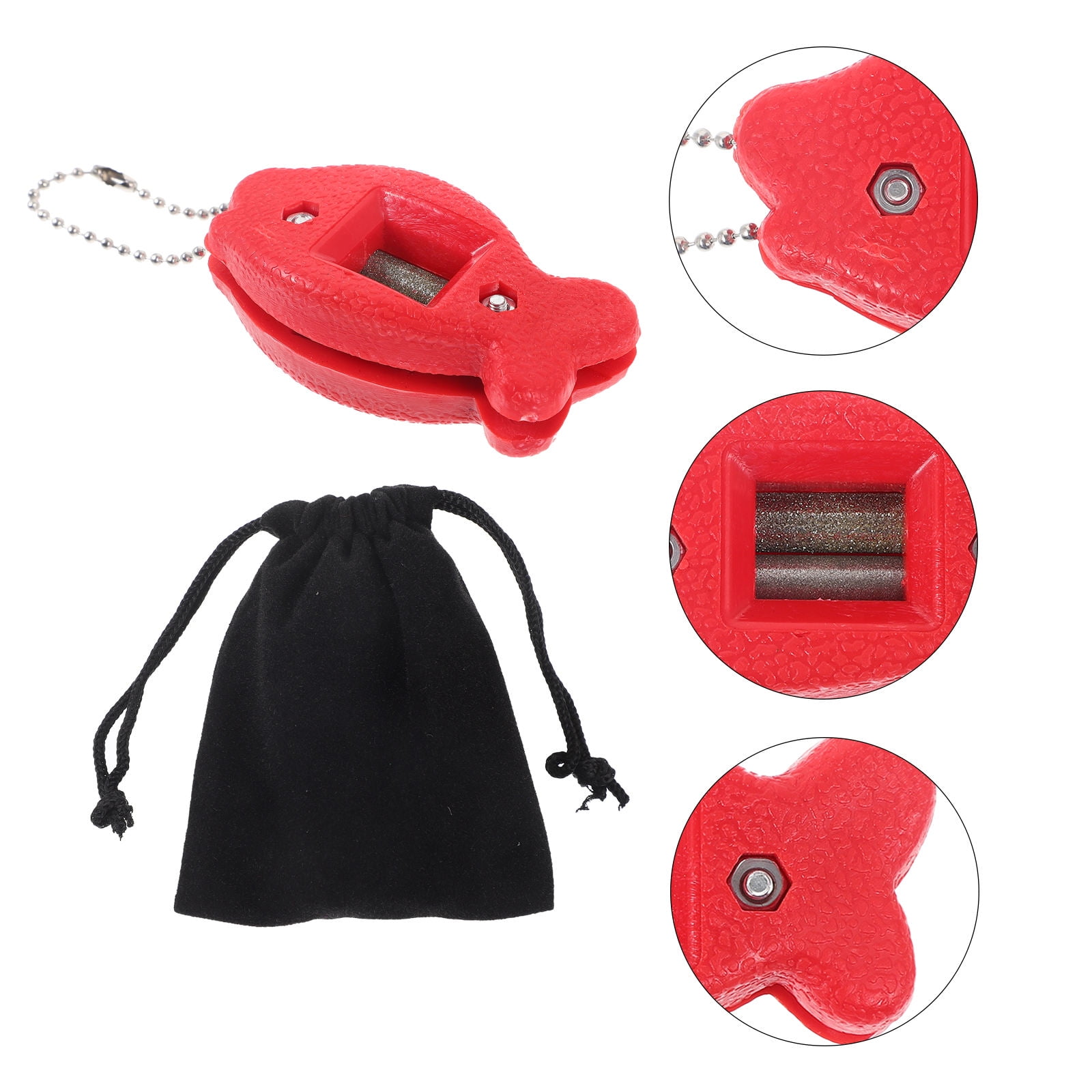 WRISTBIQUE 1Pcs Compact Plush Mini Sharpening Stone for Hockey Skate ...