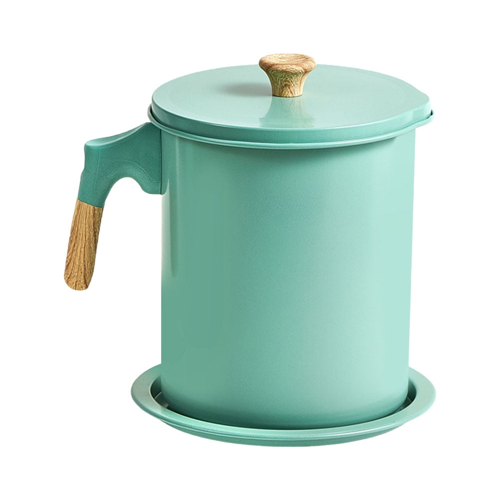 WRISTBIQUE 1Pcs Cooking Grease Container With Strainer Refined Iron ...