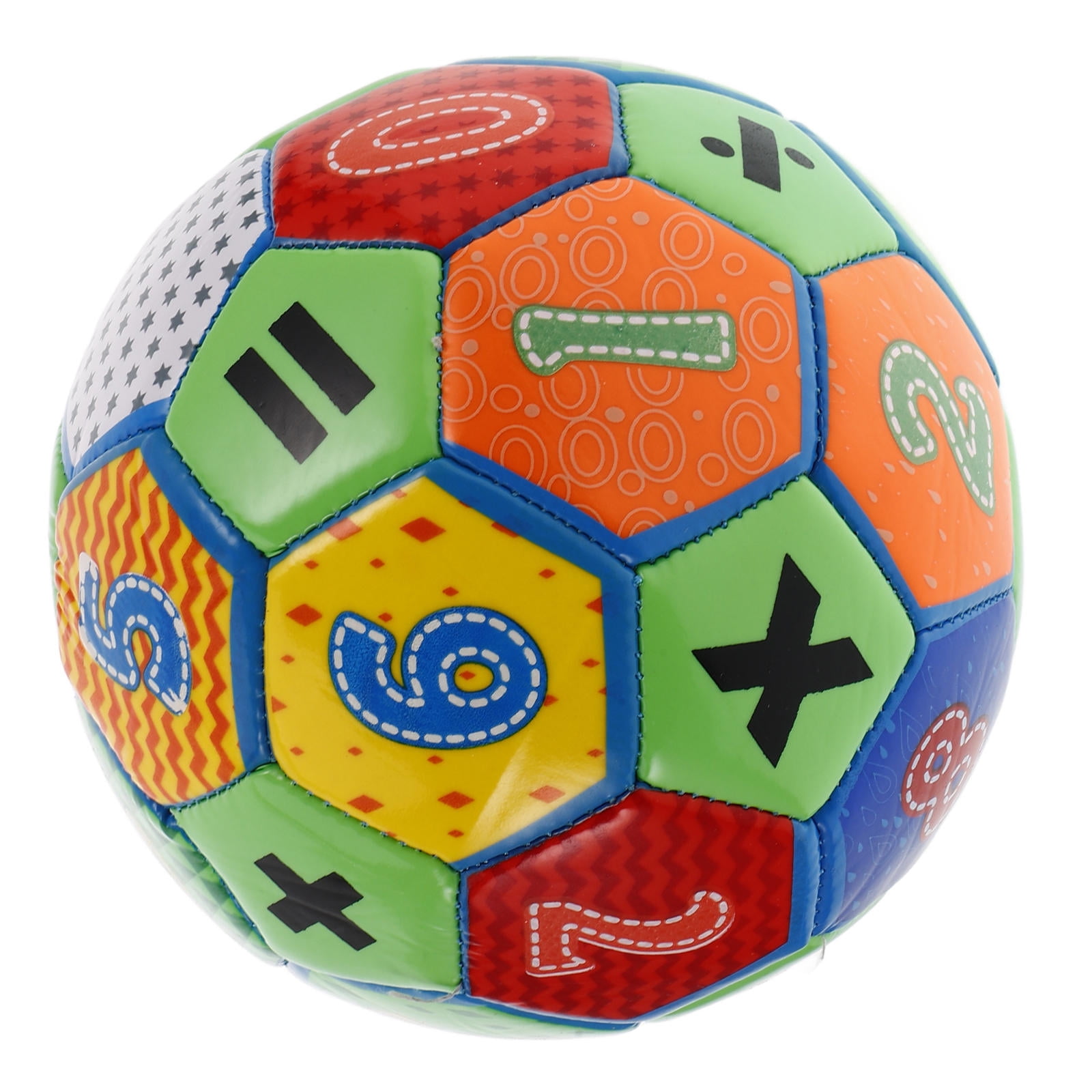 WRISTBIQUE 1Pcs Multi Colorful Design Soccer Ball for Kids and Toddlers ...