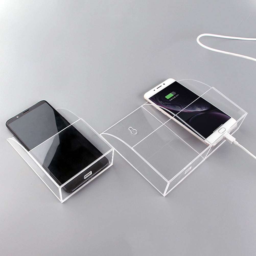 WRISTBIQUE 1Pcs Wall Remote Rack Clear Acrylic Storage Rack for Remote ...