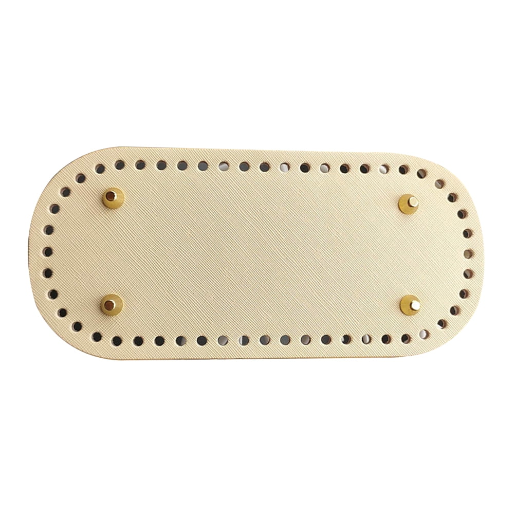 WRISTBIQUE 1Set Baseboard Crochet Bag Bases Decorative Khaki Simple and ...
