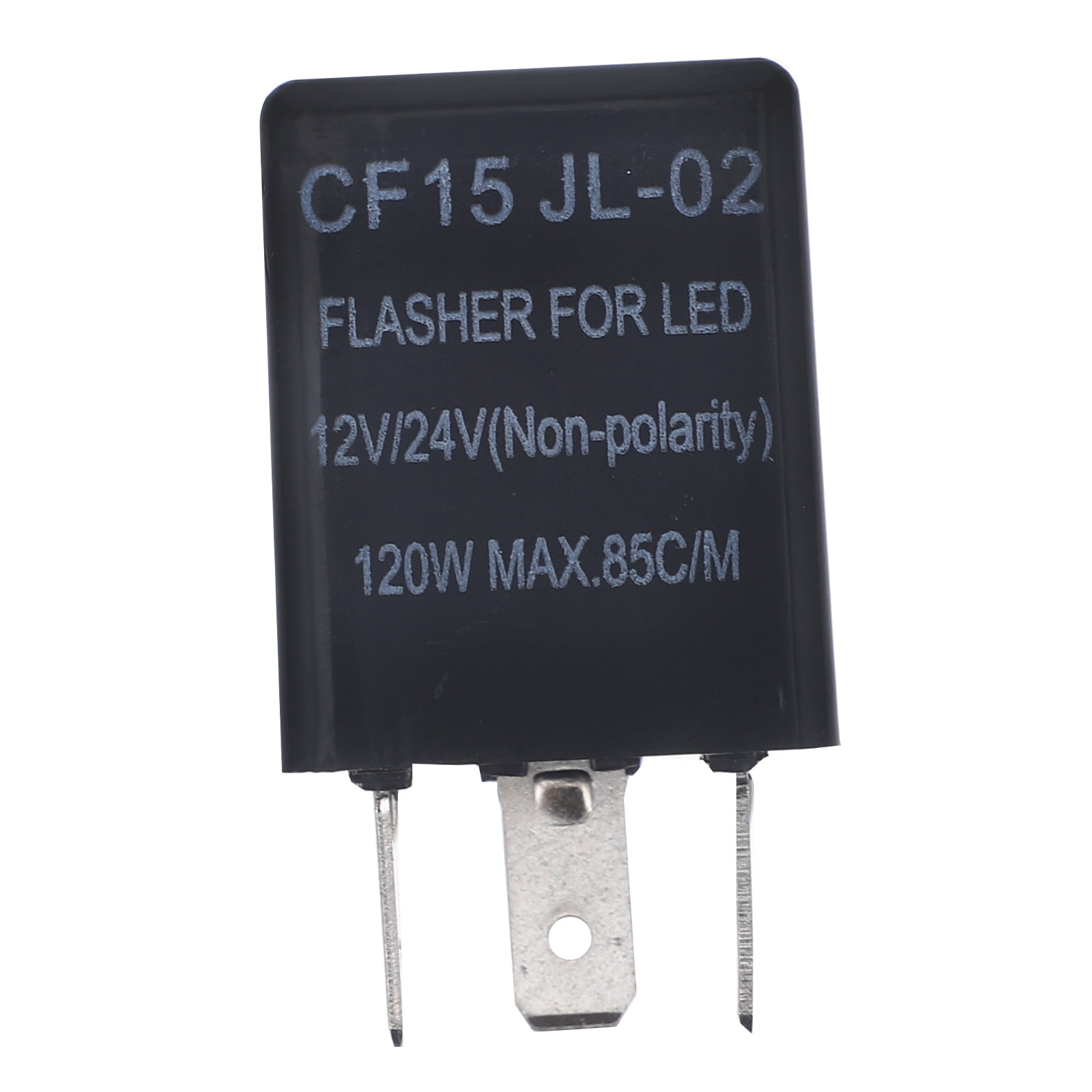 WRISTBIQUE 1Set Black Rectangular Led Flasher Relay for Automotive and ...