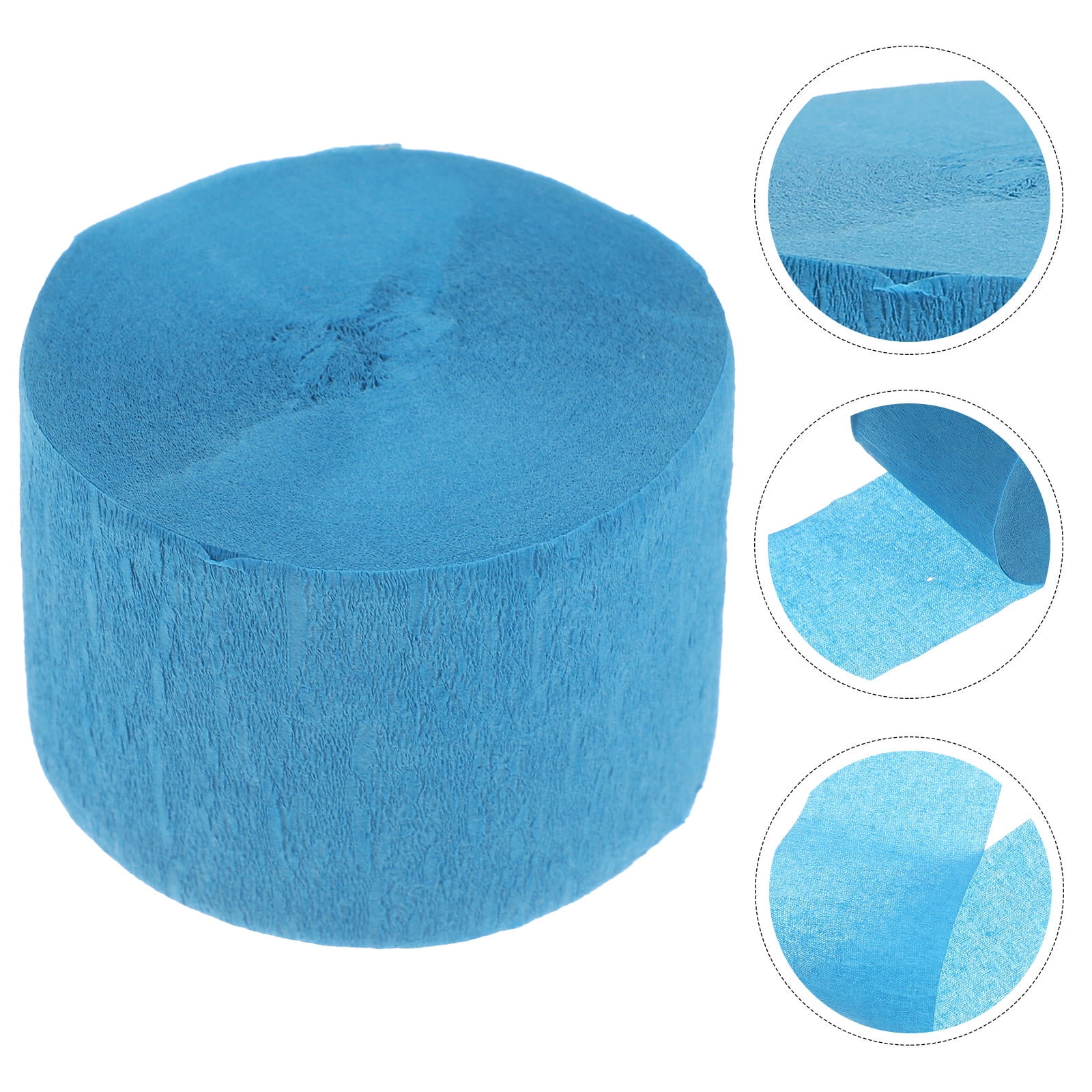 WRISTBIQUE 1Set Blue Crepe Paper Streamer Roll for Birthday Party ...