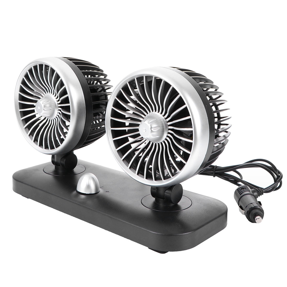 WRISTBIQUE 1Set Car USB Fan Portable Cooling Air Fan for Vehicle Black ...