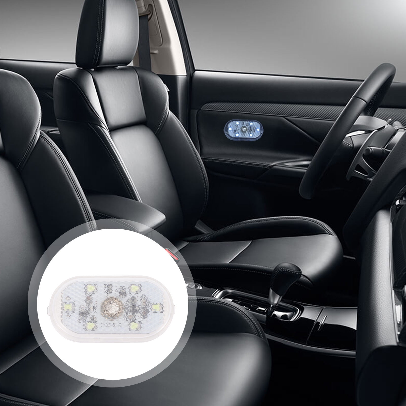 WRISTBIQUE 1Set Convenient Car Light White Compact Design Emergency ...