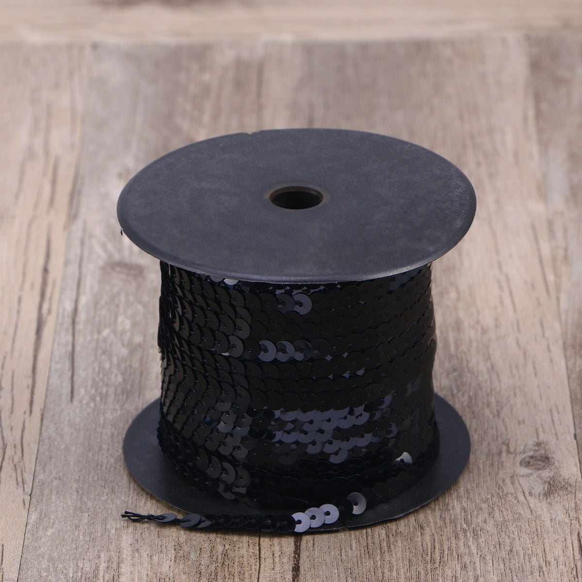 WRISTBIQUE 1Set Diy Decoration Black Flat Sequins Paillette String ...