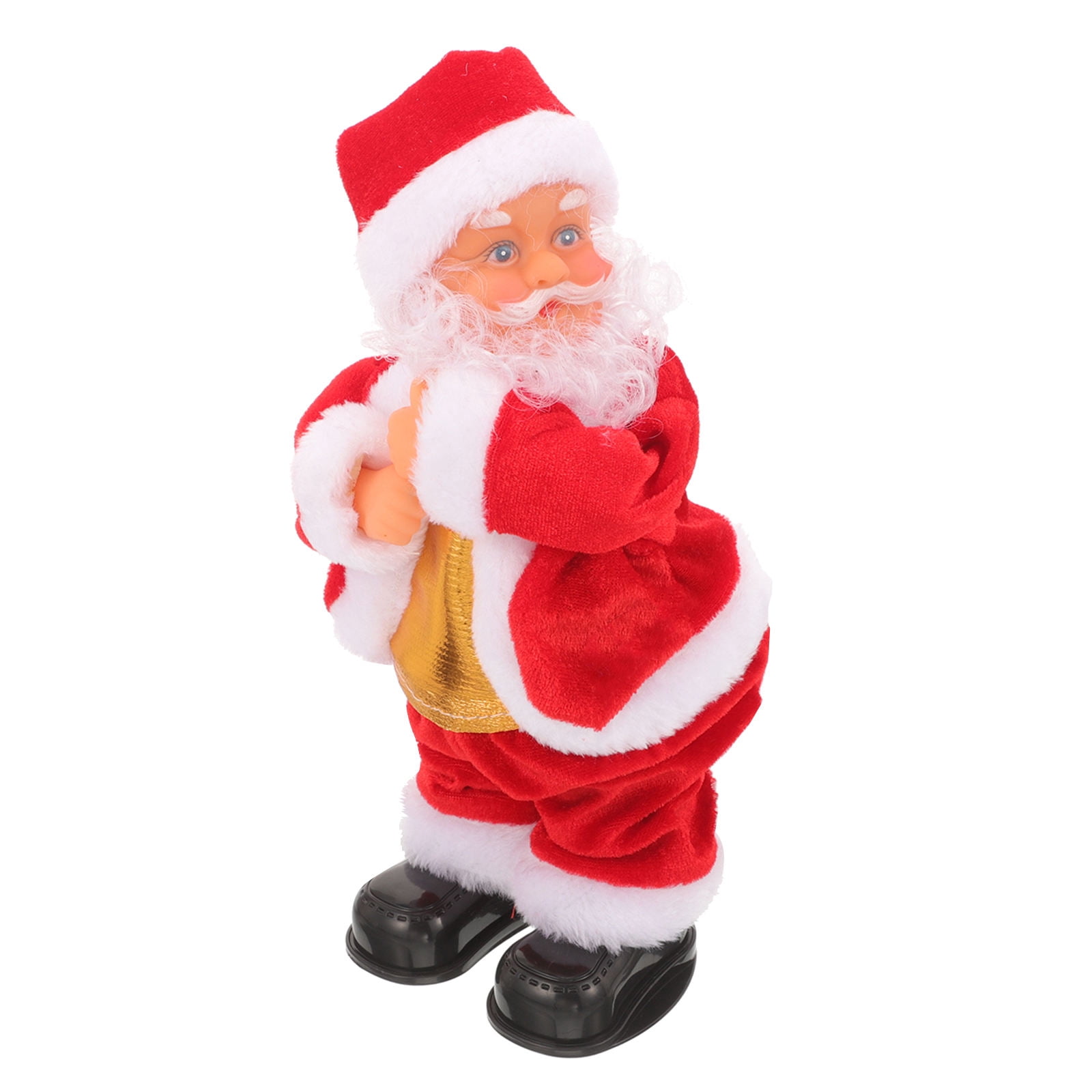 WRISTBIQUE 1Set Electric Santa Claus Music Toy Red Standing Figure ...