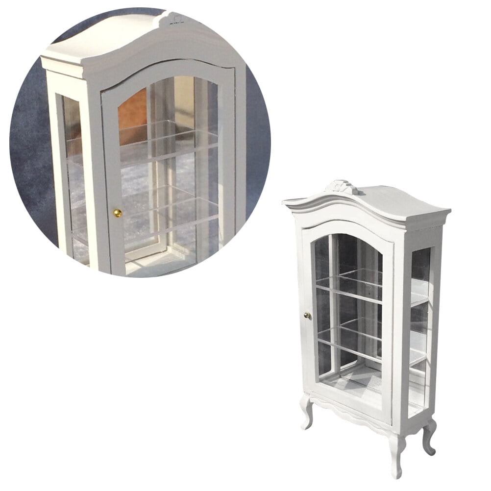 WRISTBIQUE 1Set Miniature Cabinet Wood 6.3x3.5x1.6in for Dollhouse ...