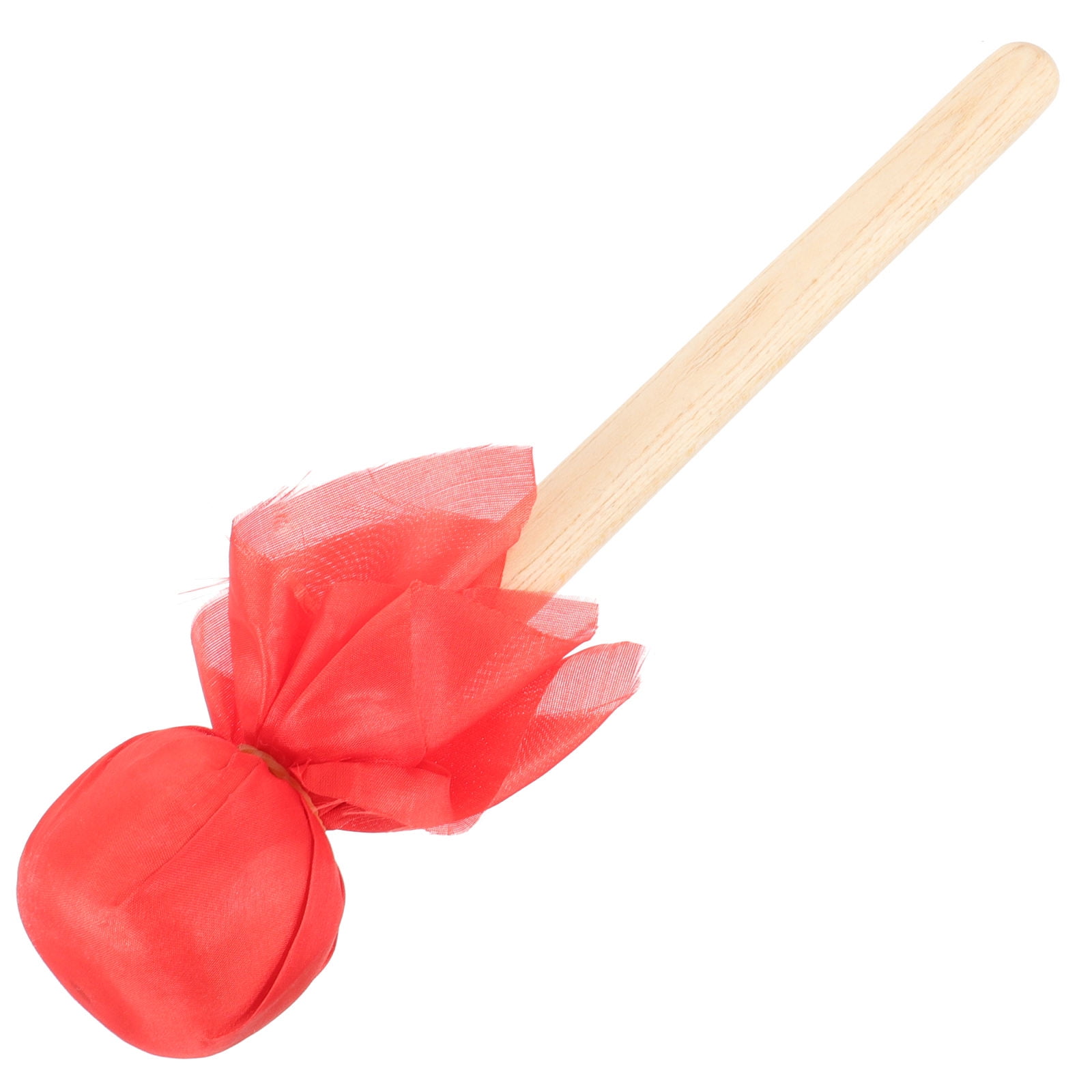 WRISTBIQUE Anti-Slip Drum Mallet Red Felt and Wood for Drum Performance ...