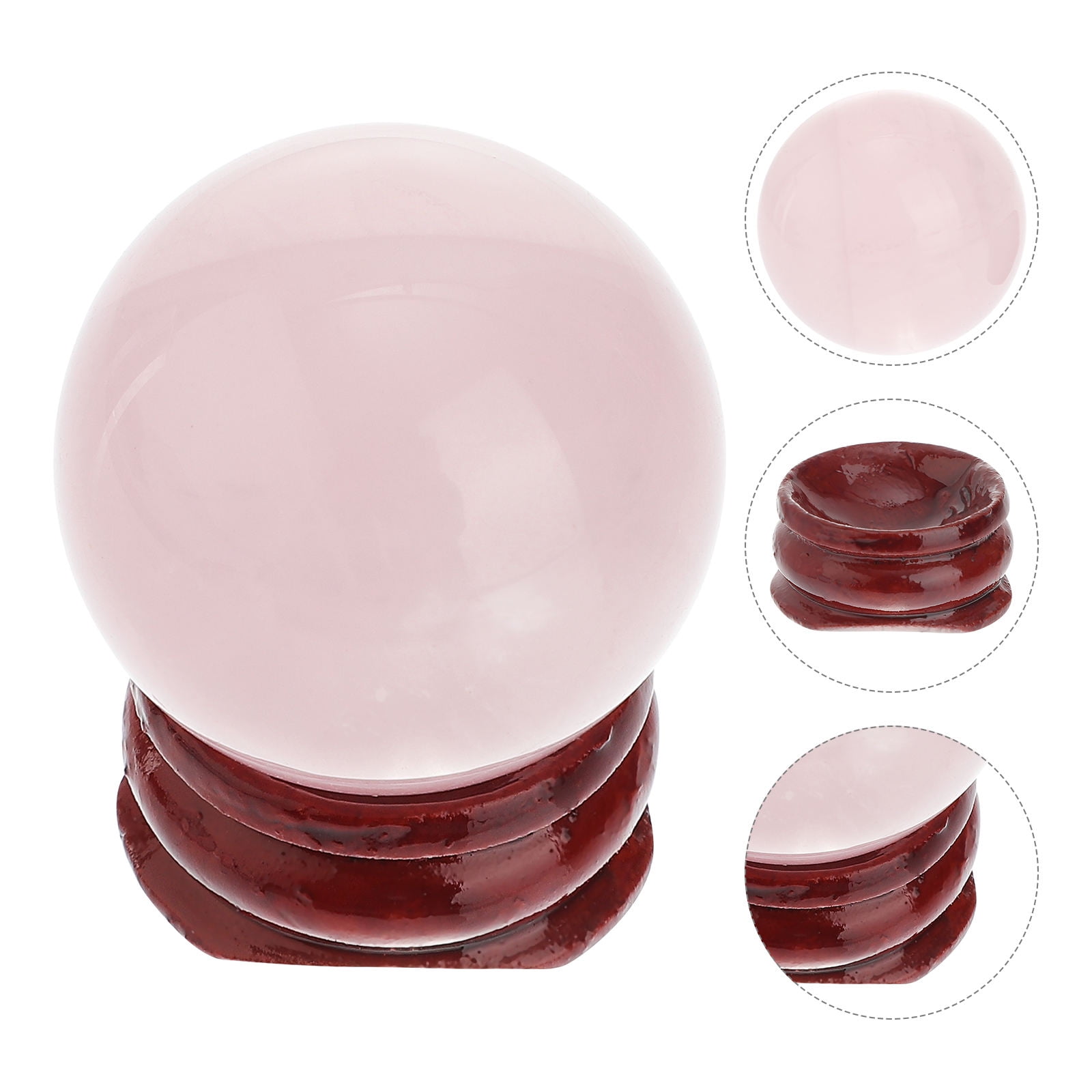 WRISTBIQUE 1Set Round Crystal Ball for Desktop and Home Decorative Use ...