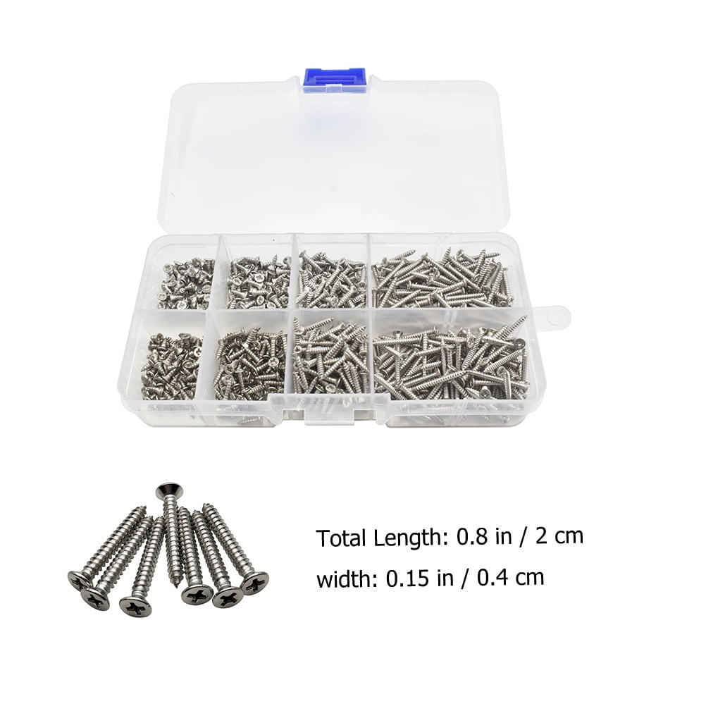 WRISTBIQUE 1Set Self Tapping Screws Assortment Multi Purpose for ...