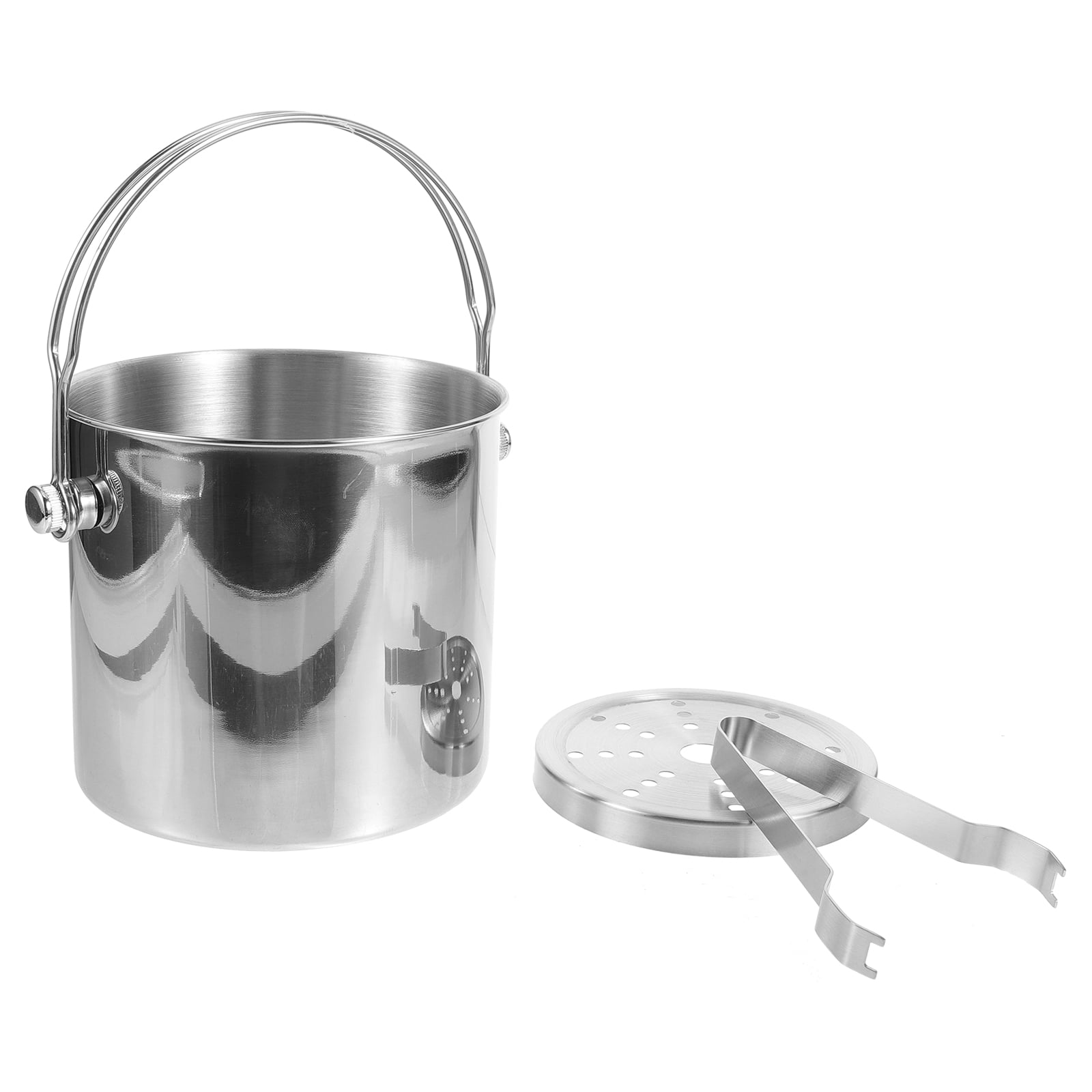 WRISTBIQUE Stainless Steel Ice Cube Bucket for Bar Hotel with Sturdy ...