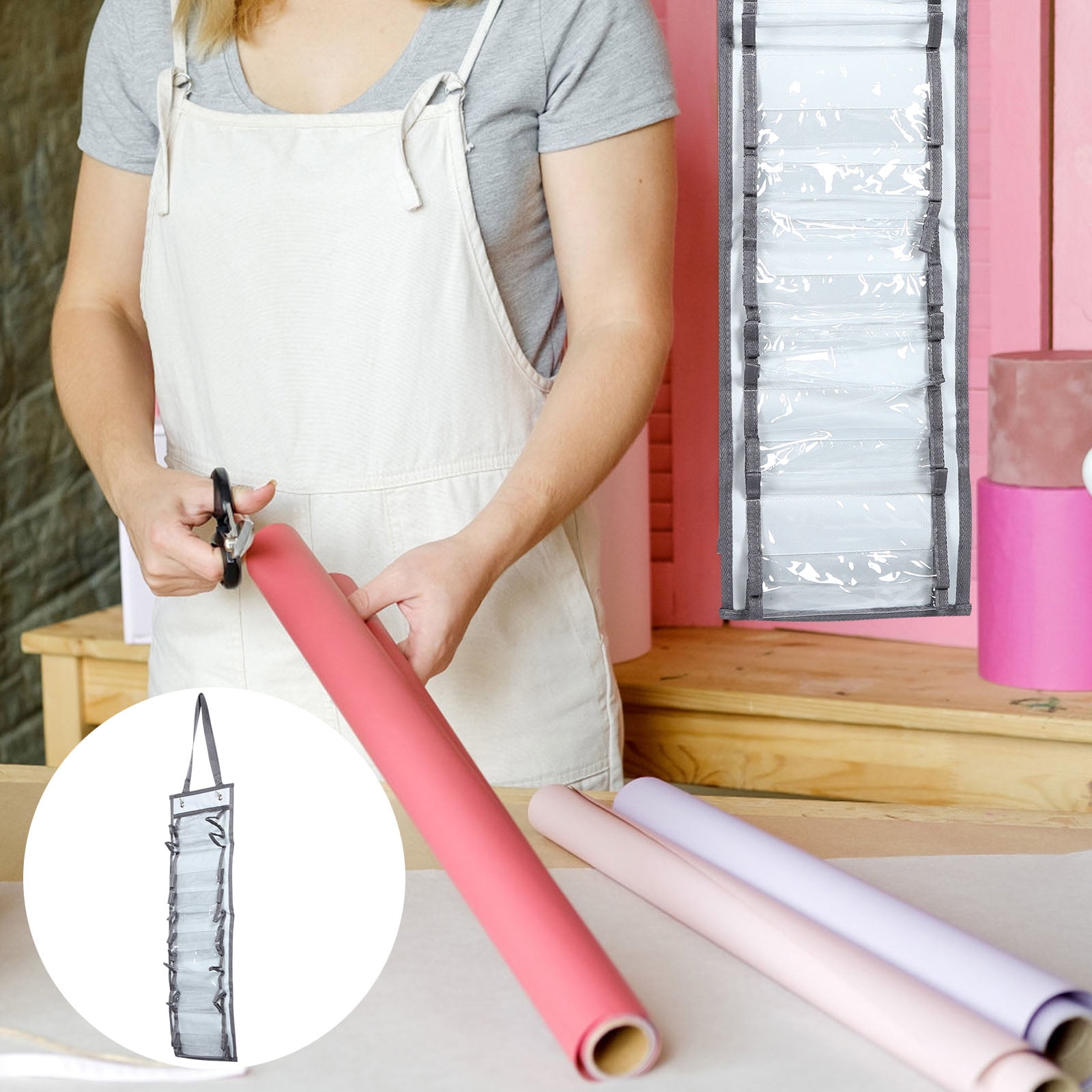 WRISTBIQUE 1Set Roll Storage Holder for Small Space Organization with ...