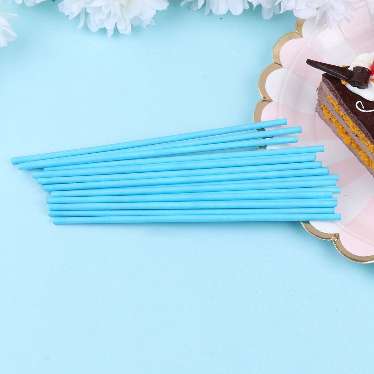WRISTBIQUE 2 Packs of 200Pcs Lollipop Paper Sticks for DIY Baking and ...