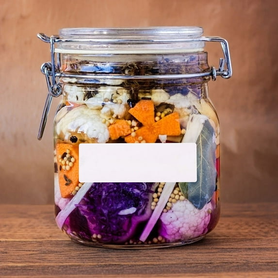 WRISTBIQUE White Paper Food Labels Easy to Write for Jars and ...