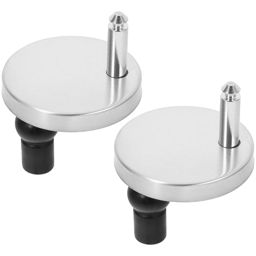 WRISTBIQUE Toilet Seat Fittings Stainless Steel Rubber Silver for Smart ...