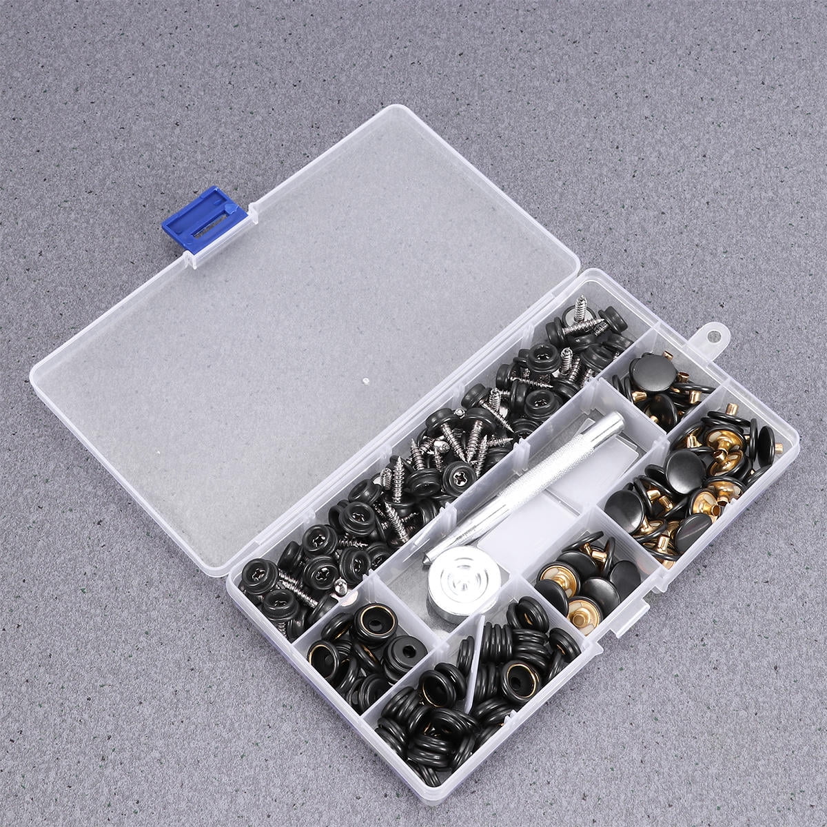 WRISTBIQUE 2 Tools Snap Button Repair Kit Heavy Duty Snap Fasteners For ...