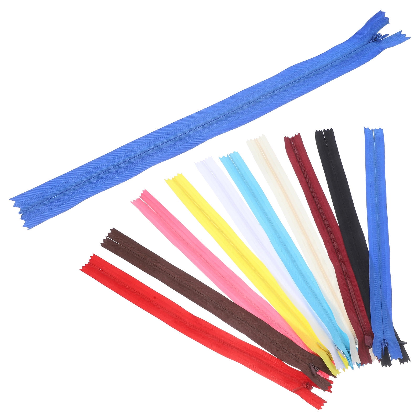 WRISTBIQUE Invisible Zippers Assorted Color Zinc Alloy and Polyester ...