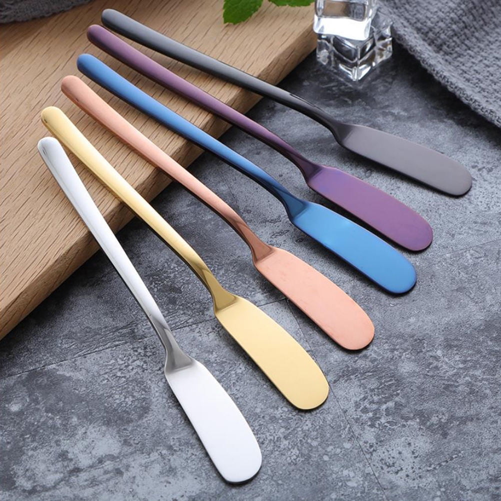 WRISTBIQUE 2Pack Rose Gold Cheese Butter Cutter With Dough Scraper Tool ...