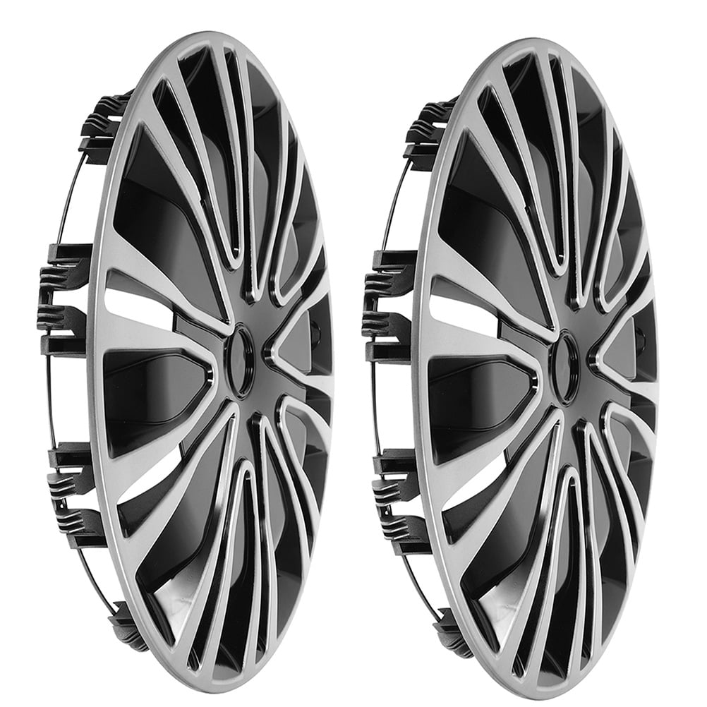 WRISTBIQUE 2Pcs Enhanced PP Hubcap 12 Inch Universal Fit Design for ...