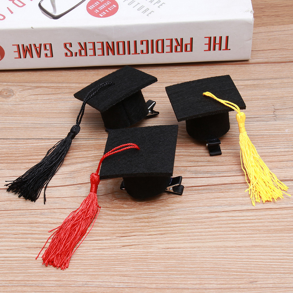 WRISTBIQUE Headband Clip for Graduation Metal 2Pcs 2.2x2.2x1.6In ...