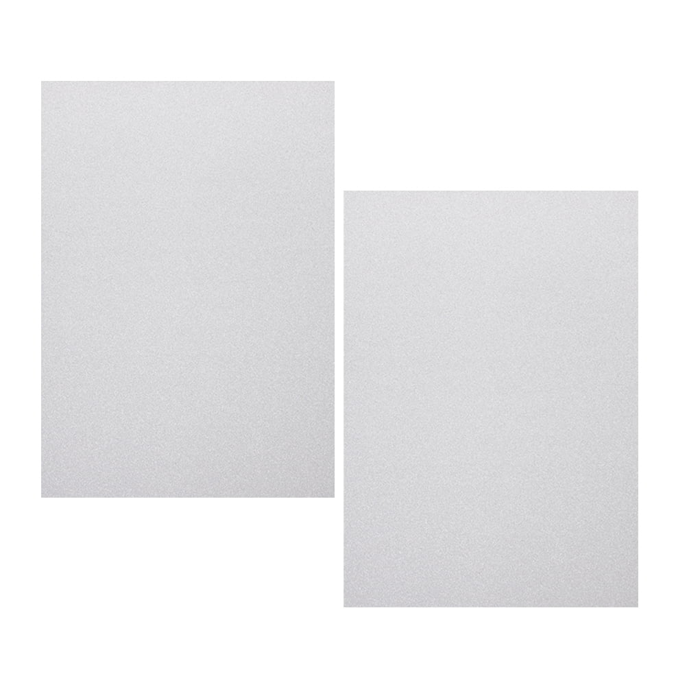WRISTBIQUE 2-Pack Grey Glitter Cardstock Paper Sheets for Crafts ...